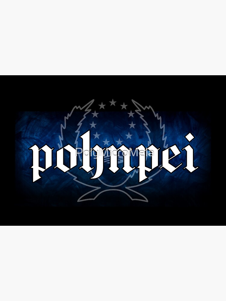 "Pohnpei" Sticker for Sale by PolyMicroMela | Redbubble