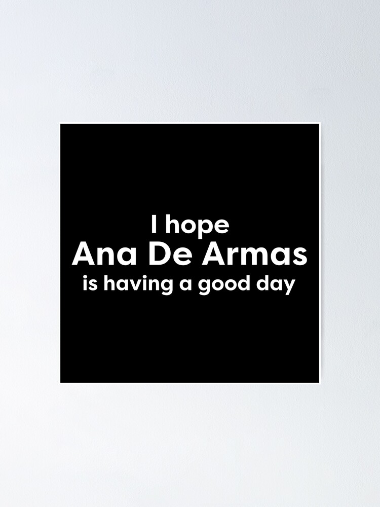 "I love Ana de amras" Poster for Sale by BonnieDriver | Redbubble