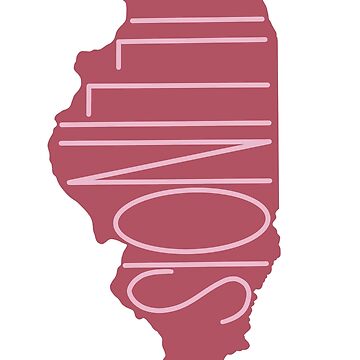 "Illinois" Sticker for Sale by waves4 | Redbubble