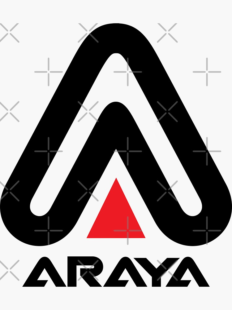 "ARAYA black/red - Old School BMX" Sticker for Sale by YouWantThis ...