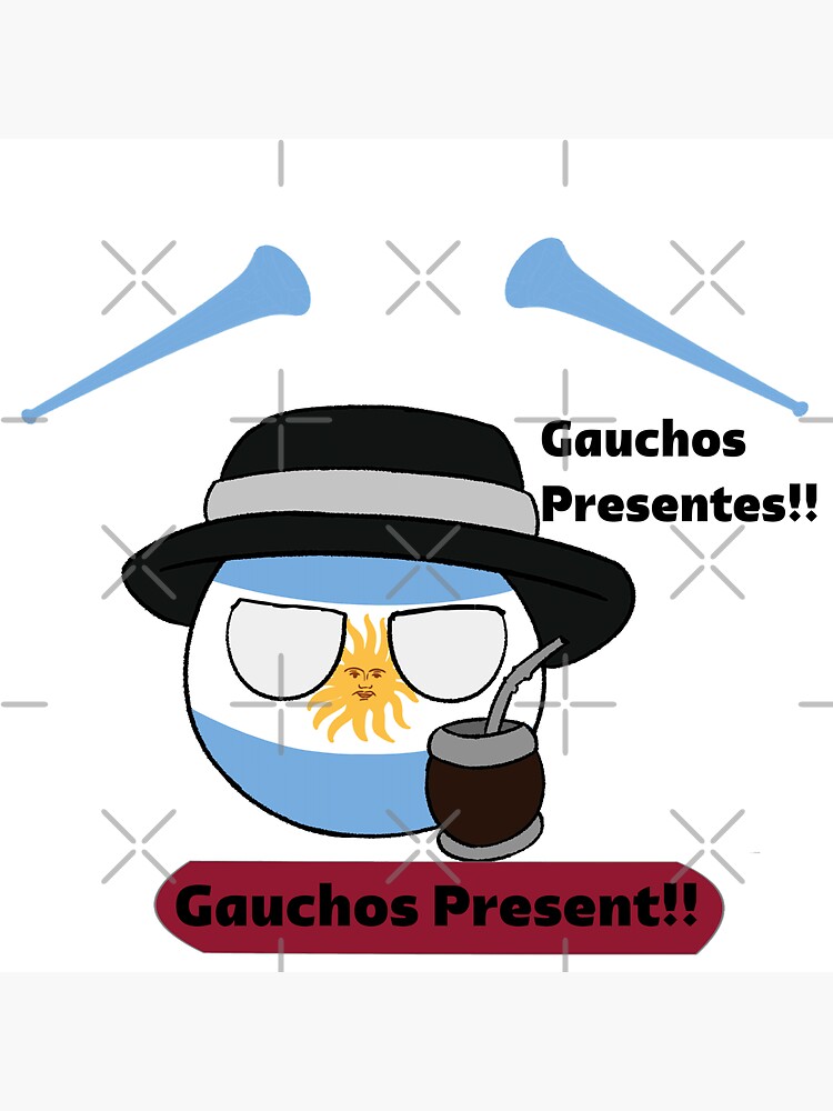 "CWC Argentina (Argentinaball) Style 1" Sticker for Sale by CWCStore ...