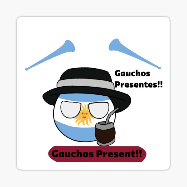 "CWC Argentina (Argentinaball) Style 1" Sticker for Sale by CWCStore ...