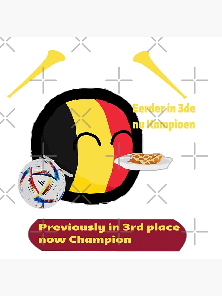 "CWC Belgium (Belgiumball) In Netherland" Sticker for Sale by CWCStore ...