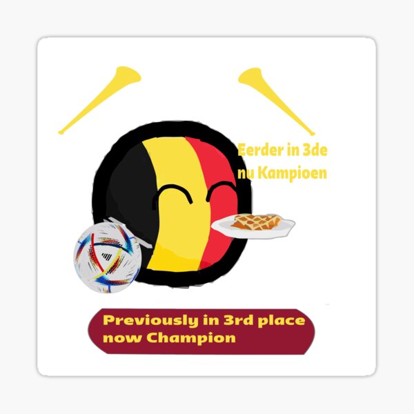 "CWC Belgium (Belgiumball) In Netherland" Sticker for Sale by CWCStore ...