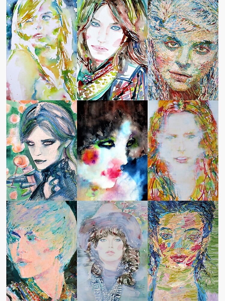 "NINE PORTRAITS OF WOMEN" Poster for Sale by lautir | Redbubble