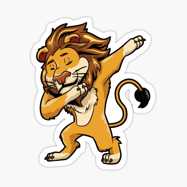 "Dabbing Lion Shirt Print Dab Cat Dance Lions T-Shirt Gifts Ideas for ...