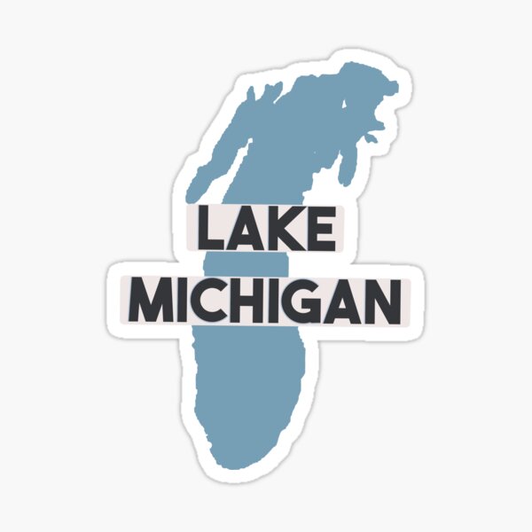 "Lake Michigan" Sticker for Sale by waves4 | Redbubble