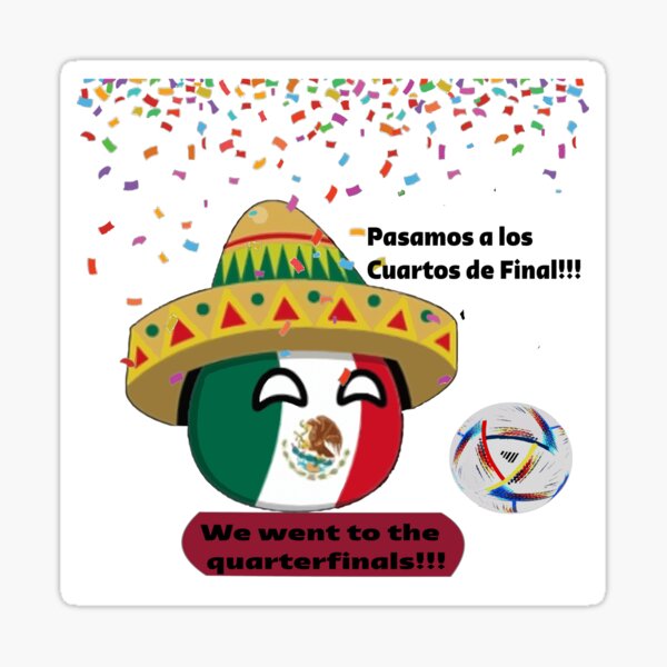 "CWC Mexico (Mexicoball) style 2" Sticker for Sale by CWCStore | Redbubble