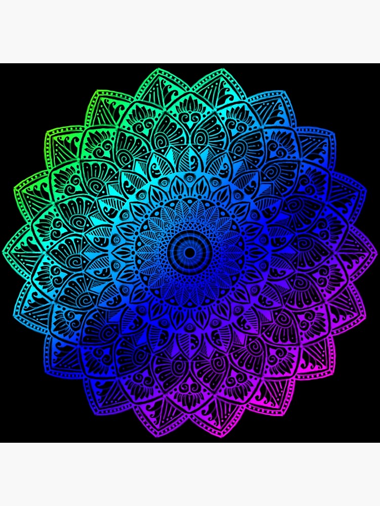"Mandala design" Sticker for Sale by MekhzGalleria | Redbubble
