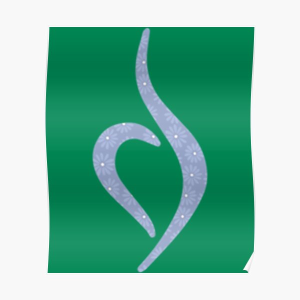 "blue flower eating disorder awareness NEDA symbol " Poster for Sale by JoesnGriffog | Redbubble