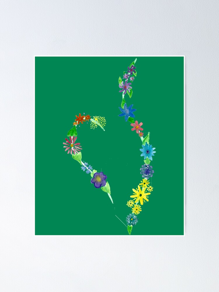 "Floral NEDA symbol " Poster for Sale by JoesnGriffog | Redbubble