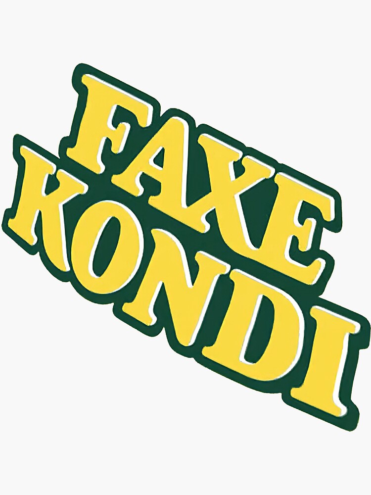 "faxe kondi" Sticker for Sale by CharlesMasse | Redbubble
