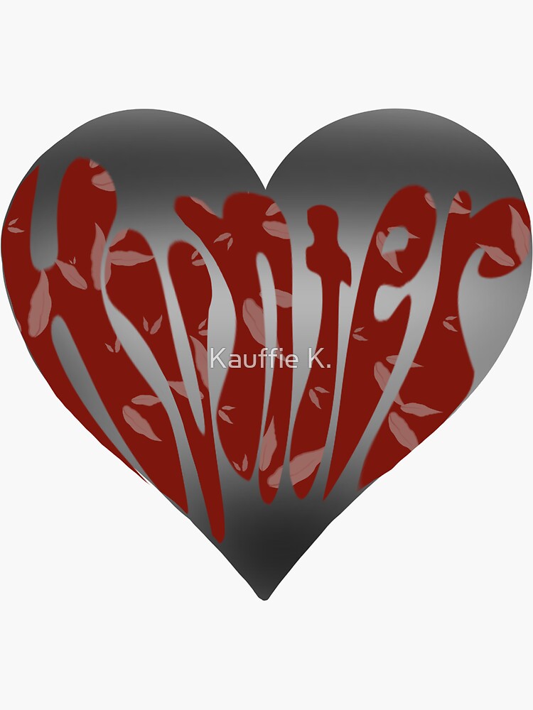 "Hunter Love" Sticker for Sale by CupOfKauffie | Redbubble