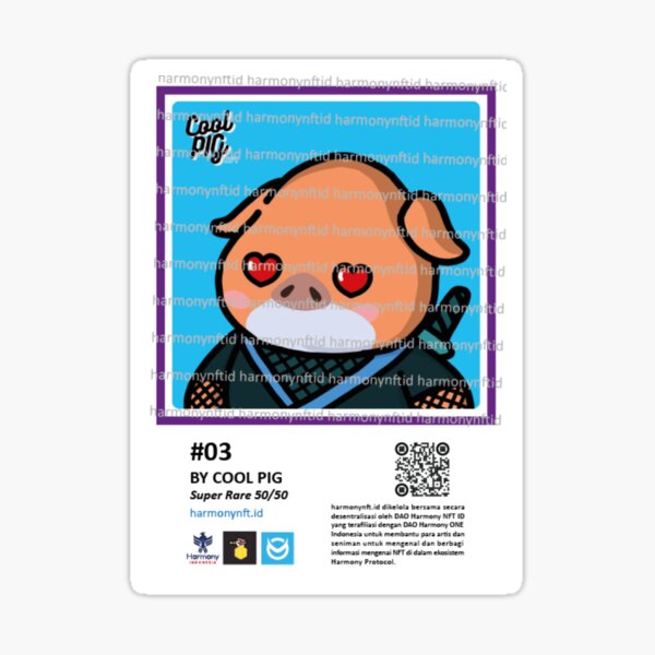 "Pig3" Sticker for Sale by joestarindo | Redbubble