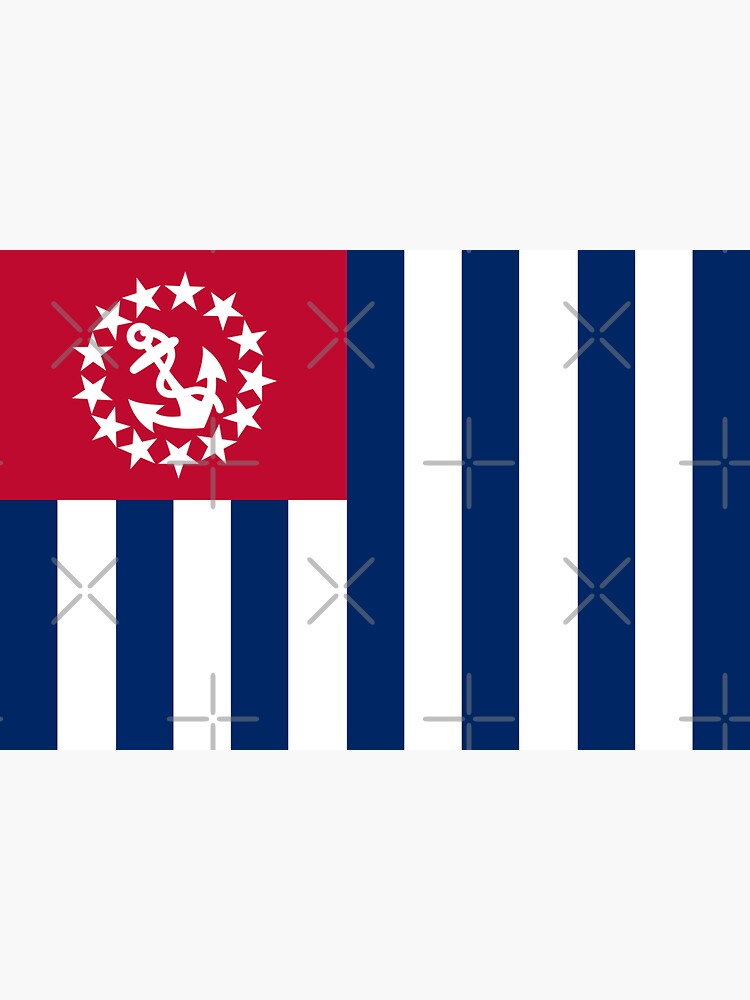 "UNITED STATES POWER SQUADRON ENSIGN USPS FLAG" Sticker for Sale by ...