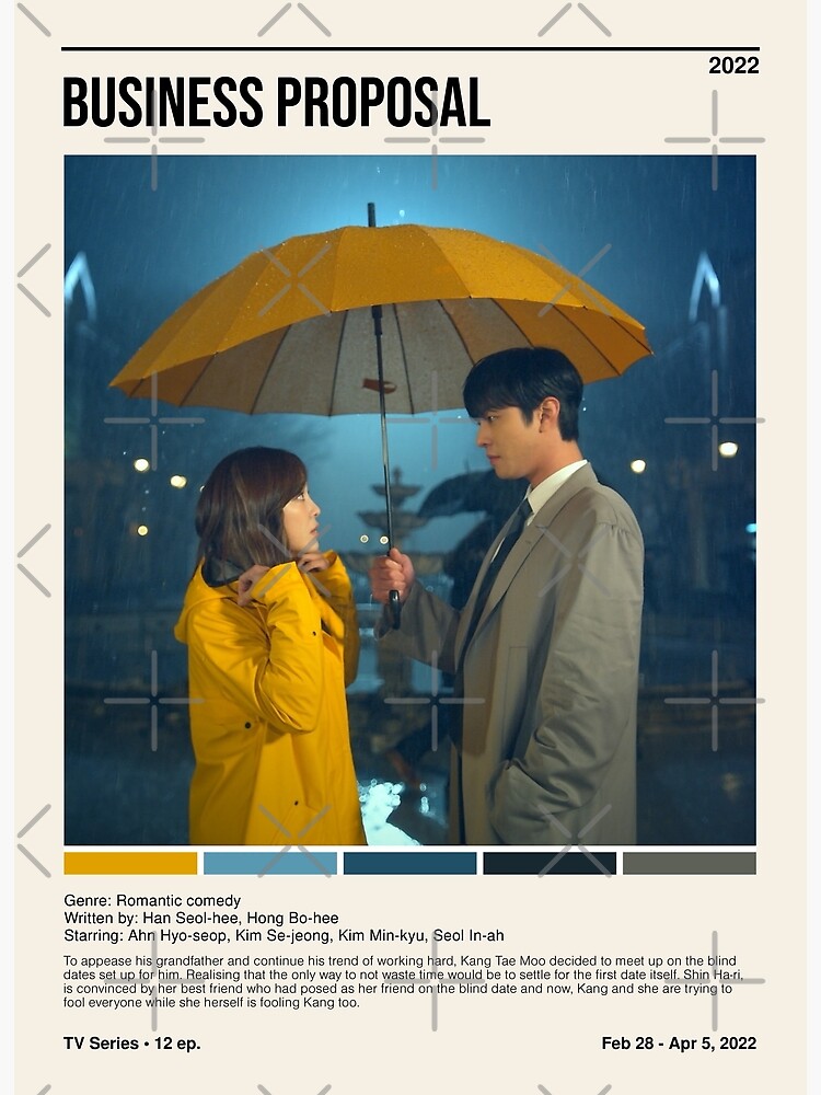 "Business Proposal / 2022 (kdrama)" Poster for Sale by LadyPPink ...