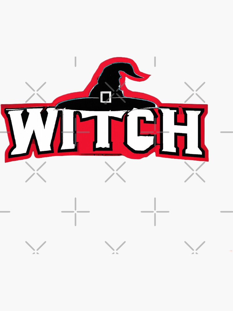 "Witch Sports Logo (Original)" Sticker for Sale by MondoG1 | Redbubble