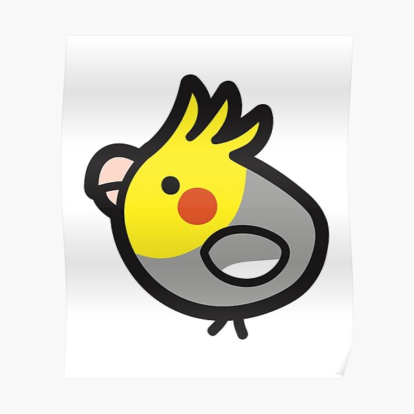 "Smug Cockatiel, Birb, Borb, Berb, Beeb, Blub, Blob, Burb" Poster for ...