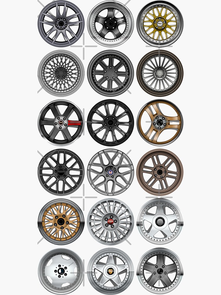 "Wheels" Sticker for Sale by icemanmsc | Redbubble
