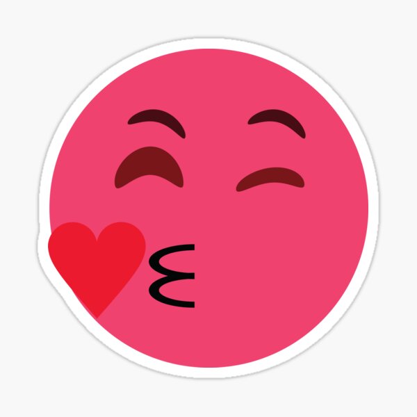 "Kiss Emoji graphics" Sticker for Sale by Varun31 | Redbubble