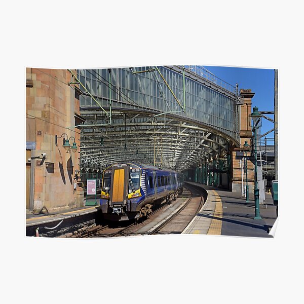 "Scotrail Class 380 leaving Glasgow Central" Poster for Sale by ...