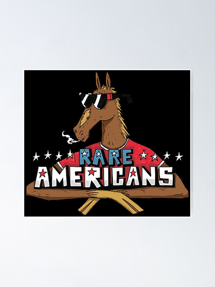 "Rare Americans Logo" Poster for Sale by letdhaledhe | Redbubble