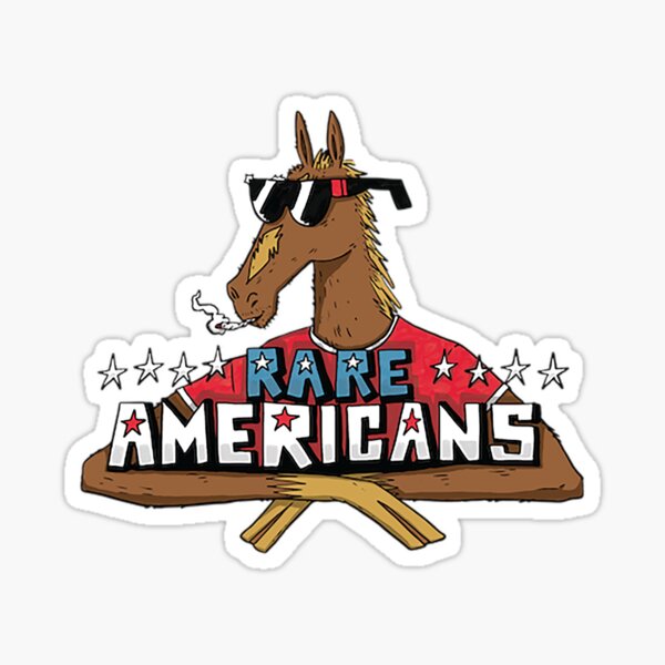 "Rare Americans Logo" Sticker for Sale by letdhaledhe | Redbubble