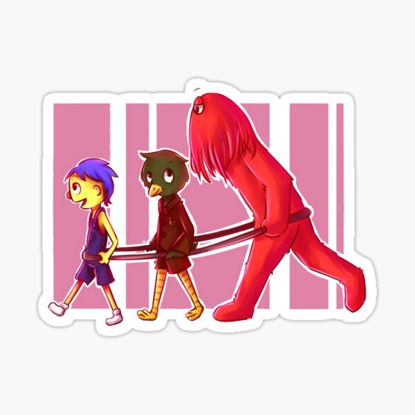 "Red Cartoon " Sticker for Sale by Mayertg | Redbubble