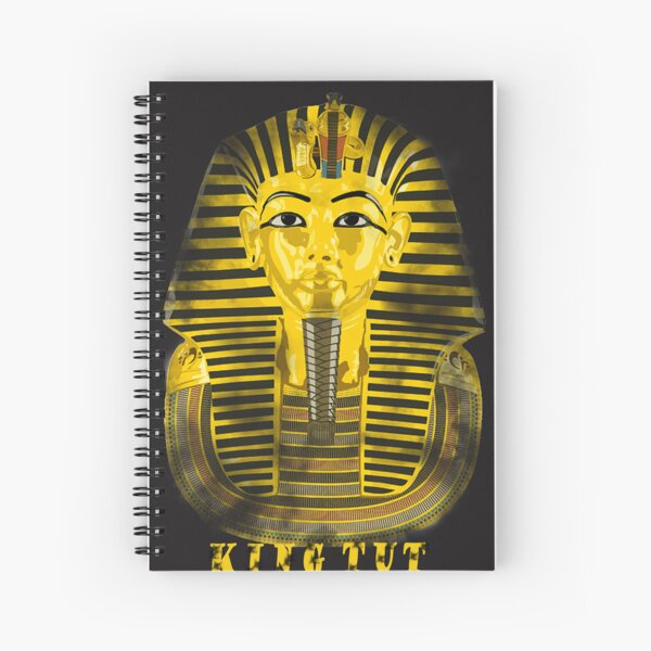 "Tutankhamun (king tut Pharaoh in ancient Egypt) hieroglyphics" Spiral ...
