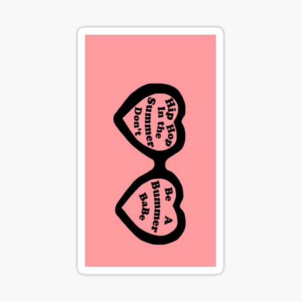 "Lana Del Rey - Summer Bummer" Sticker for Sale by lockscreensget ...