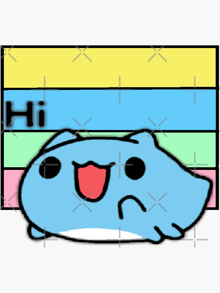 "BugCat Capoo" Sticker for Sale by PlayTimeUp | Redbubble
