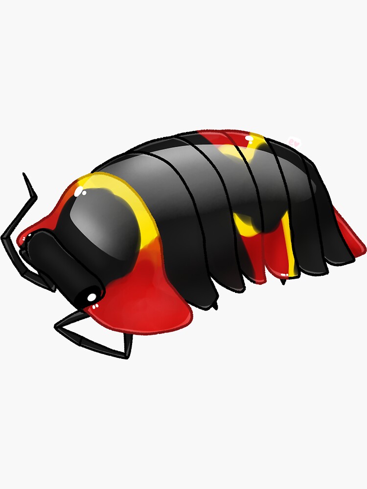 "Merulanella Sp. Tricolor Isopod !" Sticker for Sale by Evavaix | Redbubble