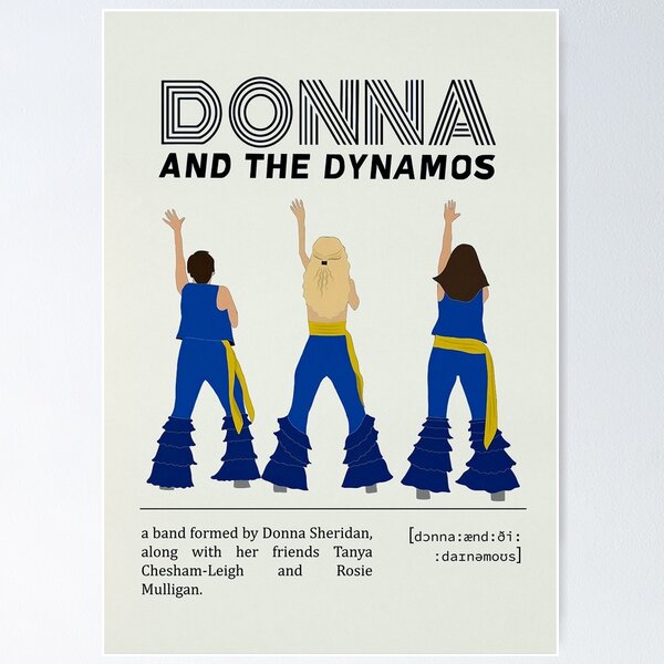 "Donna and The Dynamos" Poster for Sale by Johanna-Whetzel | Redbubble
