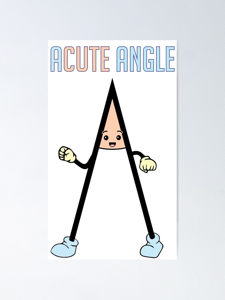 "A cute acute angle" Poster for Sale by NVDesigns | Redbubble