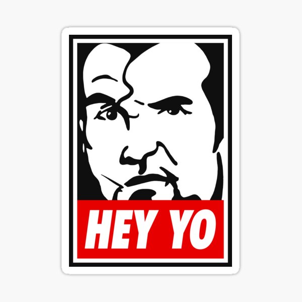 "RAZOR RAMON - SCOTT HALL," Sticker for Sale by JedediaHoeger | Redbubble