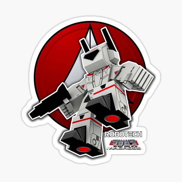 "Robotech" Sticker for Sale by GelsominGreco | Redbubble