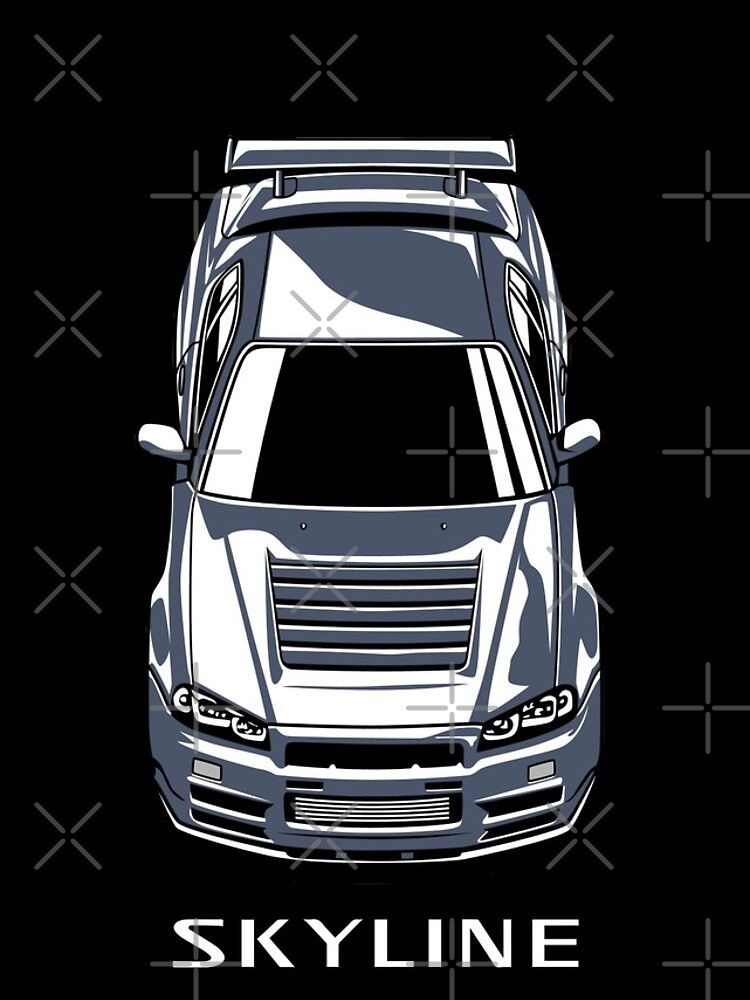 "Nissan Skyline GT-R R34" iPhone Case for Sale by w1gger | Redbubble