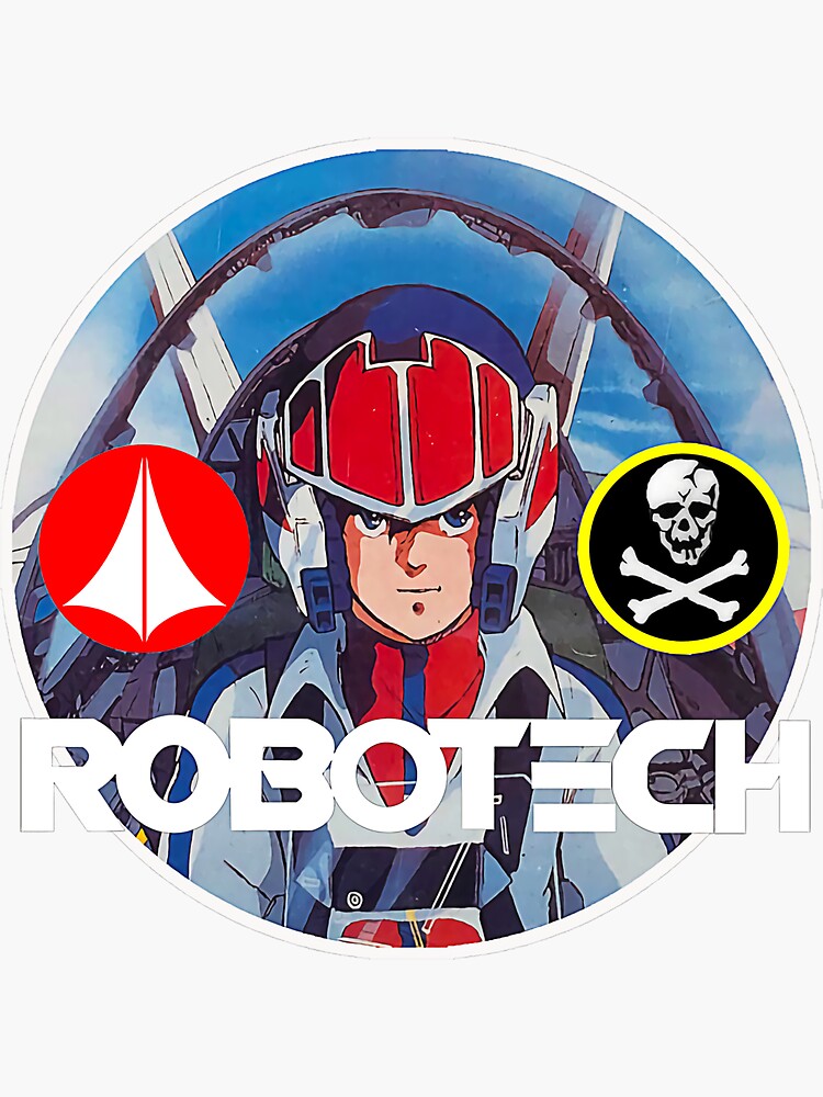 "Robotech" Sticker for Sale by GelsominGreco | Redbubble