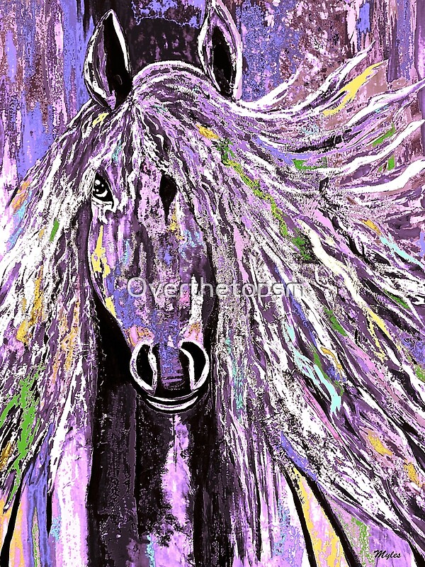 "Ride the Painted Pony #1" by Saundra Myles | Redbubble