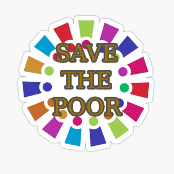 "International Day for the Eradication of Poverty" Sticker for Sale by ...