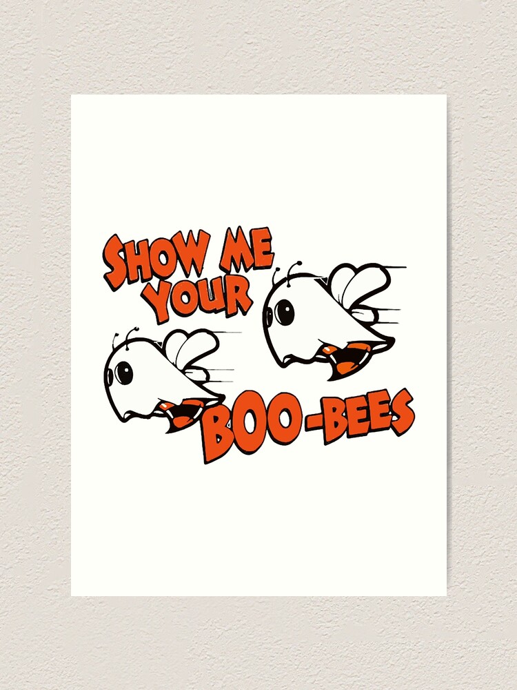Lámina artística «muéstrame tus abejas boo, muéstrame tus abejas boo ...