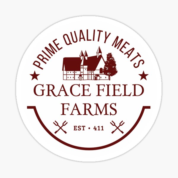 "Grace field Farms - TPN" Sticker for Sale by MaximusKova | Redbubble