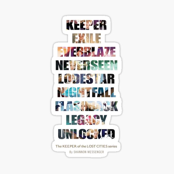 "Keeper Of the Lost Cities text" Sticker for Sale by BertholdWilhelm ...
