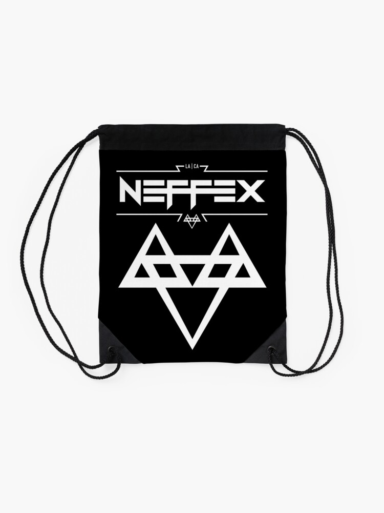 "NEFFEX 2 Logo White" Drawstring Bag for Sale by Neffex | Redbubble