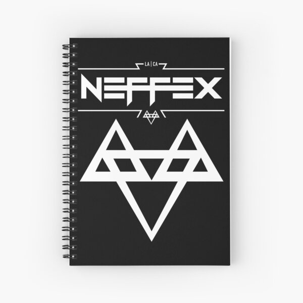 "NEFFEX 2 Logo White" Spiral Notebook for Sale by Neffex | Redbubble