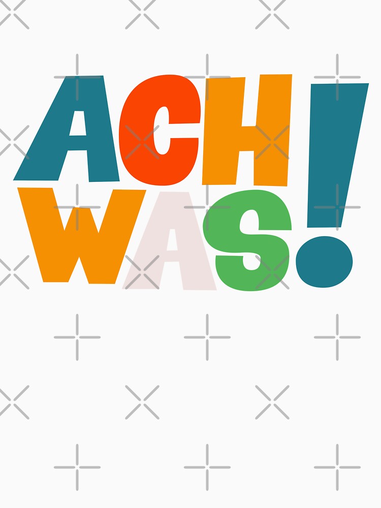 Essential T-Shirt mit "Ach was! - T-Shirt - Loriot - TV Kult - Deutsch ...