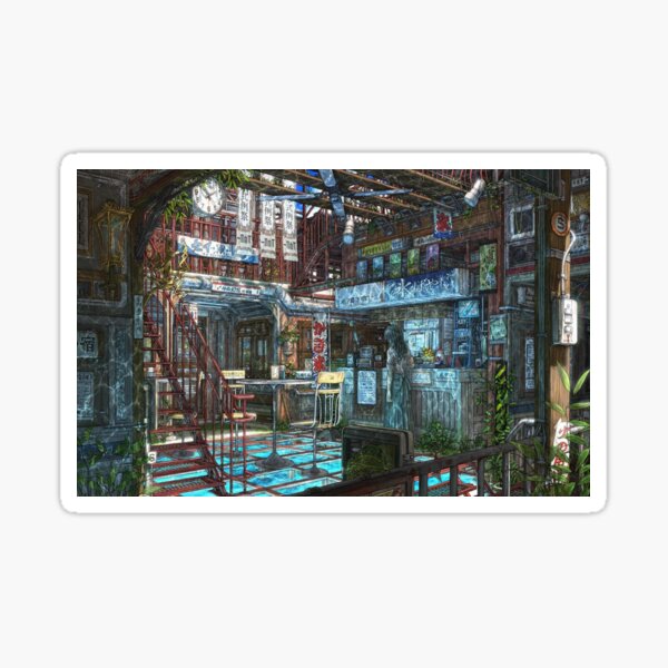 "Underground Cafe" Sticker for Sale by The-Clam | Redbubble