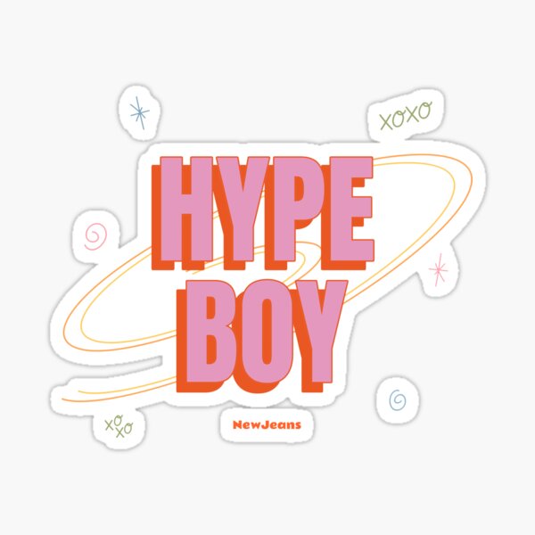 "NewJeans - Hype Boy" Sticker for Sale by wtshop | Redbubble