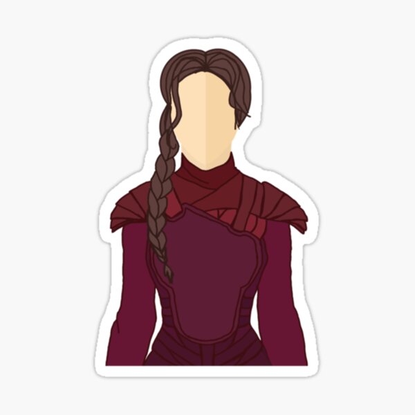 "Katniss Everdeen " Sticker for Sale by Supernerdmar | Redbubble