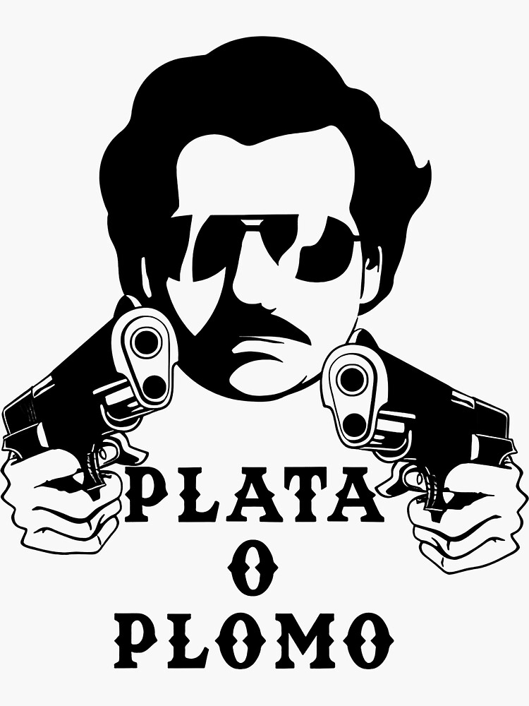 "Pablo escobar cool" Sticker for Sale by JustinJambrec | Redbubble